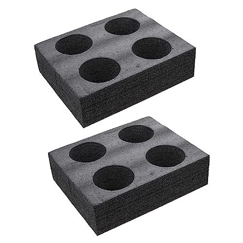 ULTECHNOVO 10 pcs takeout coffee carrier disposable coffee tray takeaway cup tray take out drink holder coffee takeout tray cold drinks carrier takeout packing tray epe Porous coffee cup