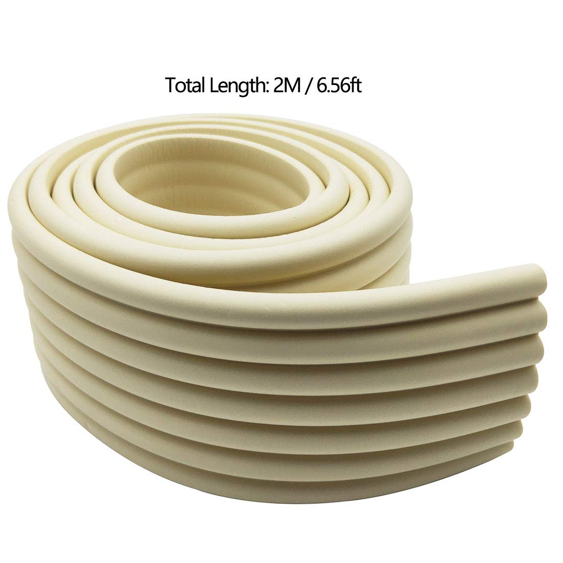 Sipery Furniture Edge and Corner Guards 6.56Ft Length, Multifunctional Child Safety Edge Guard Bumper Table Sharp Edges Protector, Beige