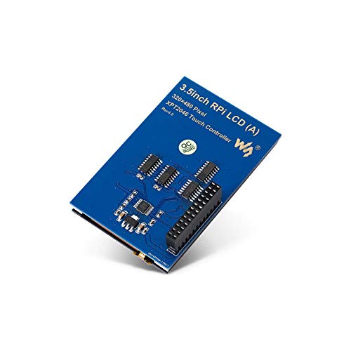 SaharaMicro 3.5 inch 480x320 TFT LCD Touch Screen 3.5inch RPi LCD with Touch Pen for Raspberry Pi 3 Model B+ / B & for Latest Raspberry Pi 4 Model B - Easy Install with Raspbian/Kali OS