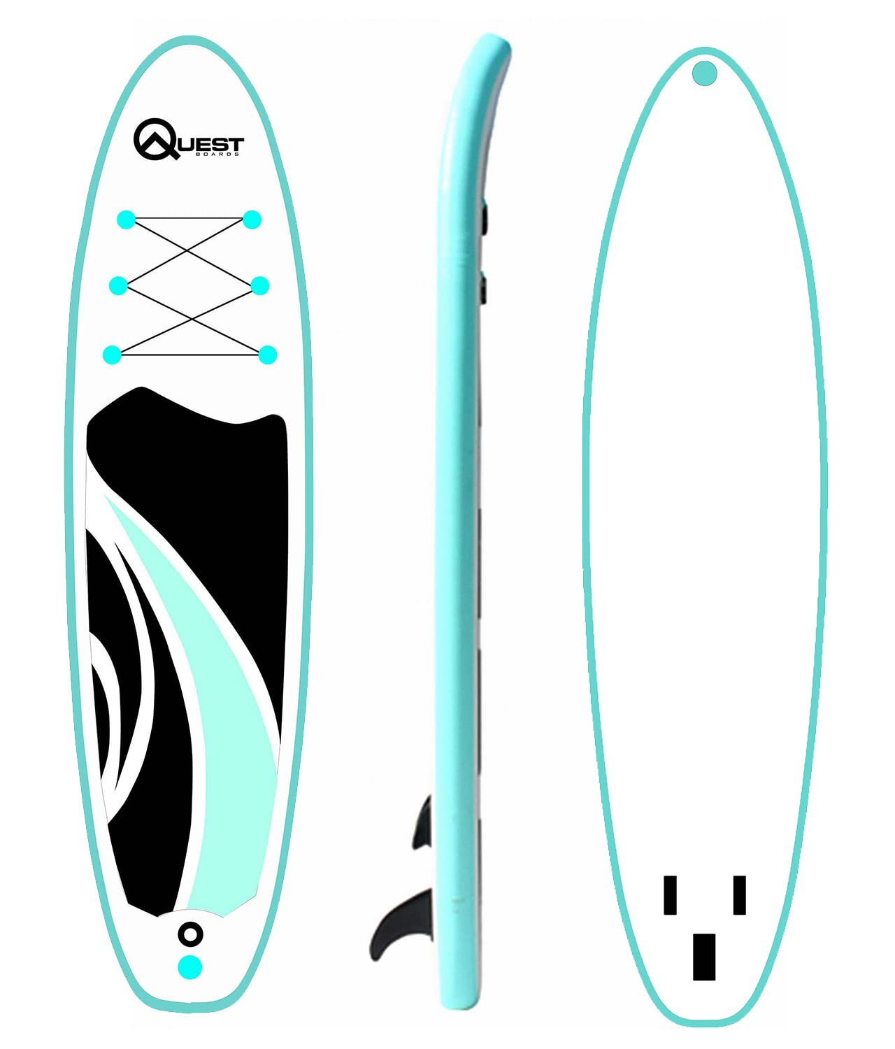 Super Deluxe Best Inflatable SUP Board (Wave)