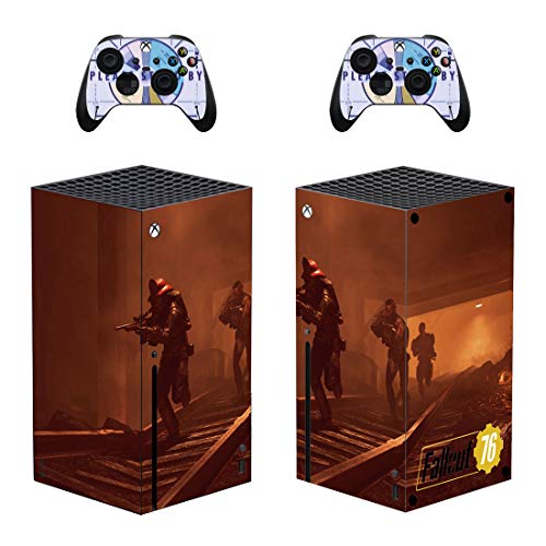 Shooter Game X-box-Series-X Skin Set Full Faceplates Skin Console & Controller Decal Stickers (only fit X-box-Series-X )