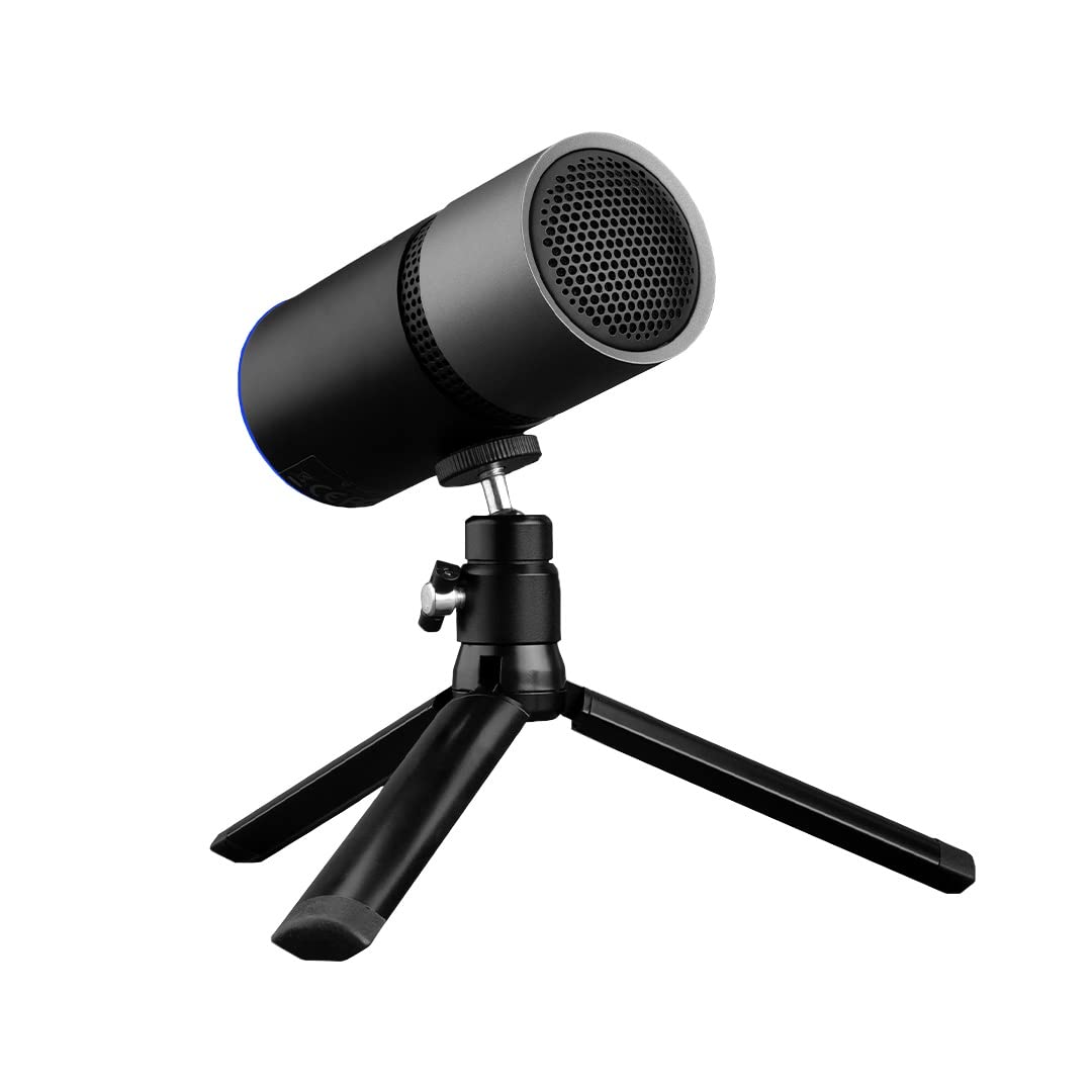 THRONMAX Pulse Noise Cancelling Streaming 96Khz USB Condenser Microphone for Laptop MAC Windows Cardioid Studio Recording Vocals, Voice Overs,Broadcast,YouTube Videos (Black)