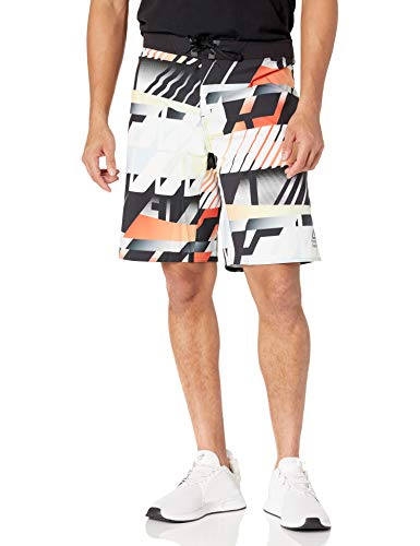 Reebok CrossFit Epic Cord lock- Amrap Shorts, Vivid Orange, 32"