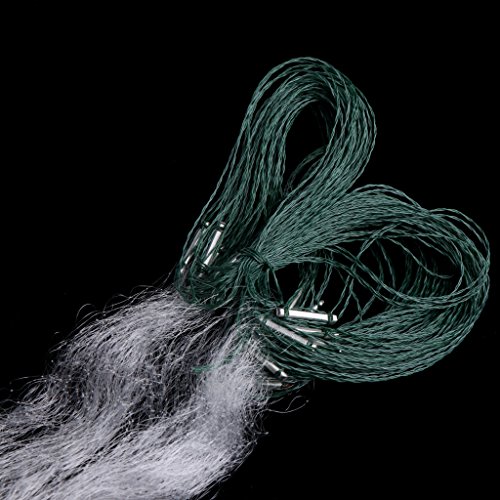 UNTERING Fishing Fish Mesh Trap Monofilament Gill Net Netting Tackle Outdoor 8M x 0.8M