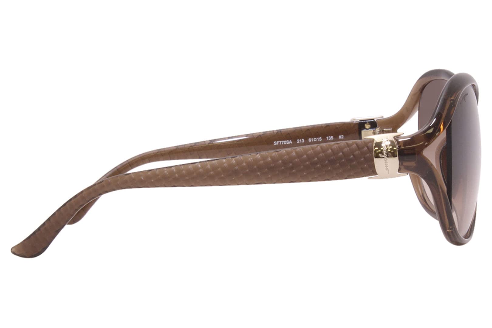 Salvatore Ferragamo SF770SA 213 Sunglasses Light Brown/Brown Gradient Lens 61mm