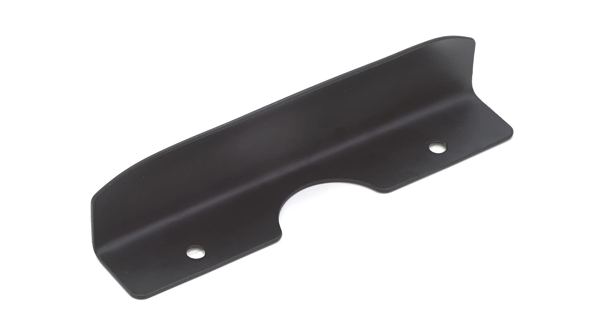 Richelieu Hardware BP80996900 3 1/2-inch (89 mm) Center-to-Center Matte Black Modern Cabinet and Drawer Edge Pull Handle for Kitchen, Bathroom, and Furniture