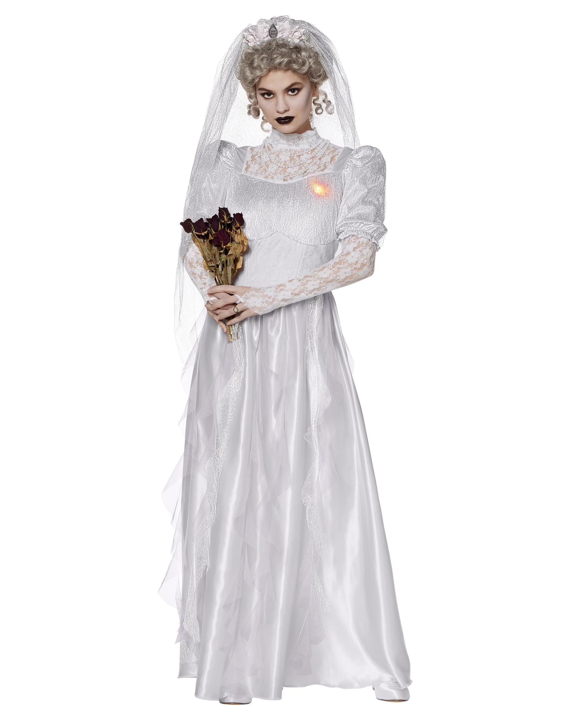 Spirit Halloween Disney's The Haunted Mansion Adult Constance Hatchaway Costume - XL | Officially licensed | Bride Costume