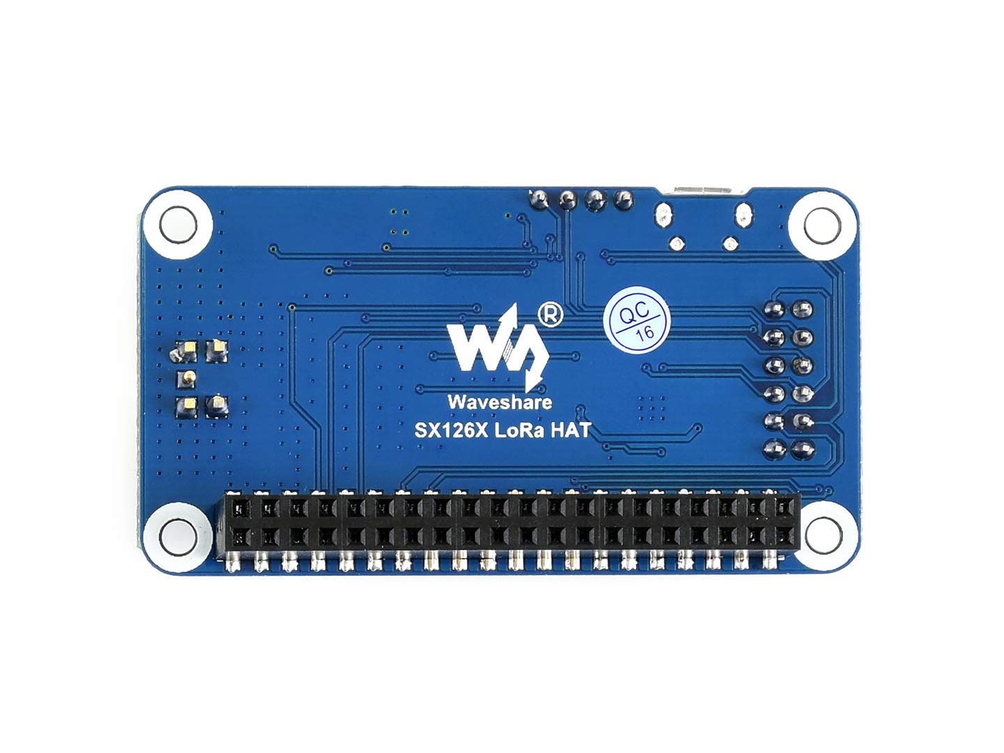 SX1262 LoRa HAT for Raspberry Pi Series Boards 915MHz Frequency Band,Support Data Transmission up to 5km,Wake on Radio,Wireless Config, Carrier Sensing, Communication Key