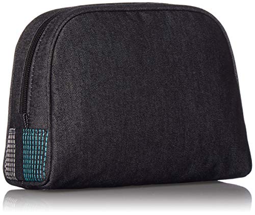 Vera Bradley Women's Denim Medium Cosmetic Makeup Organizer Bag, Moonlight Garden, One Size