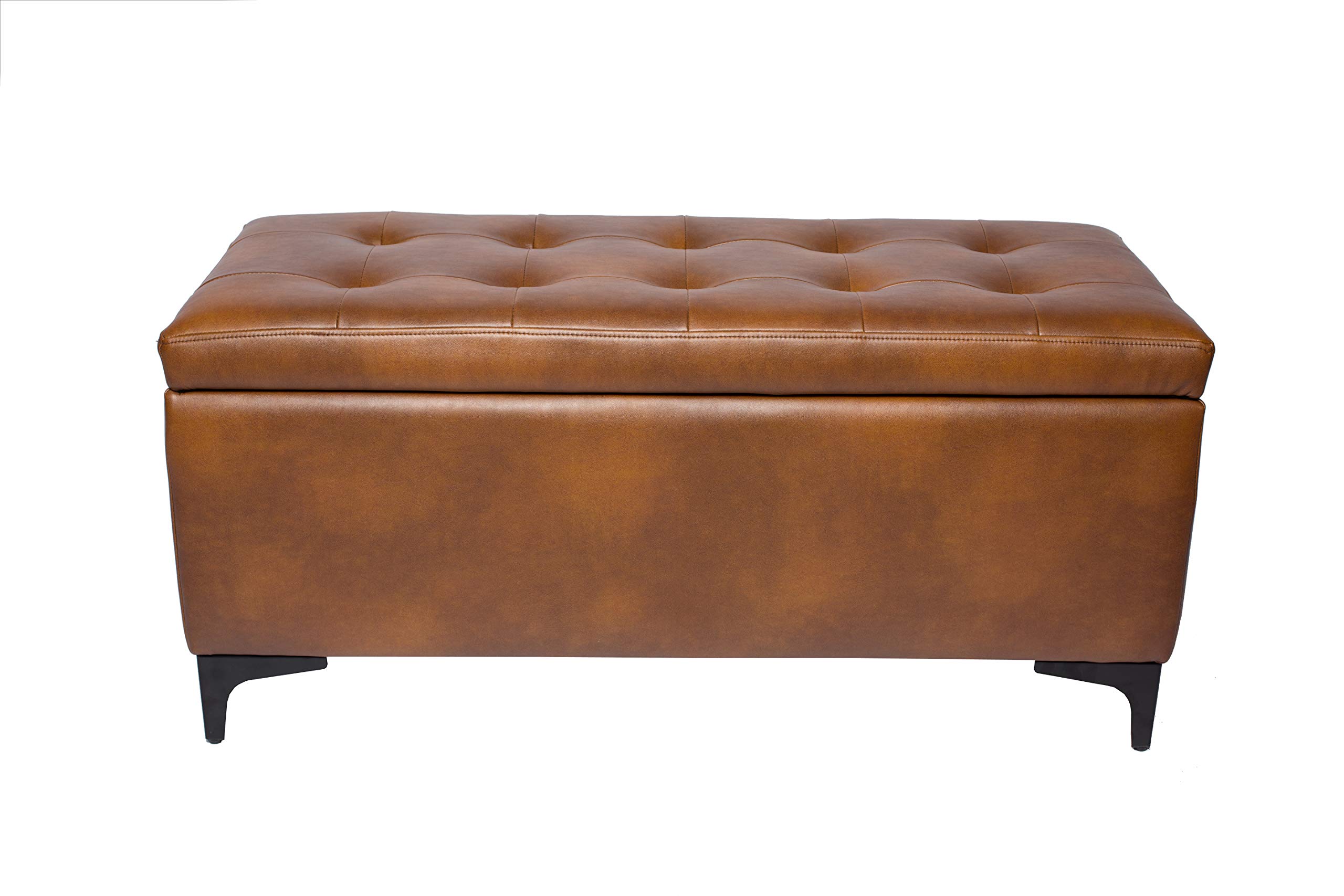 Sunpan Teegan Bench - Bravo Cognac