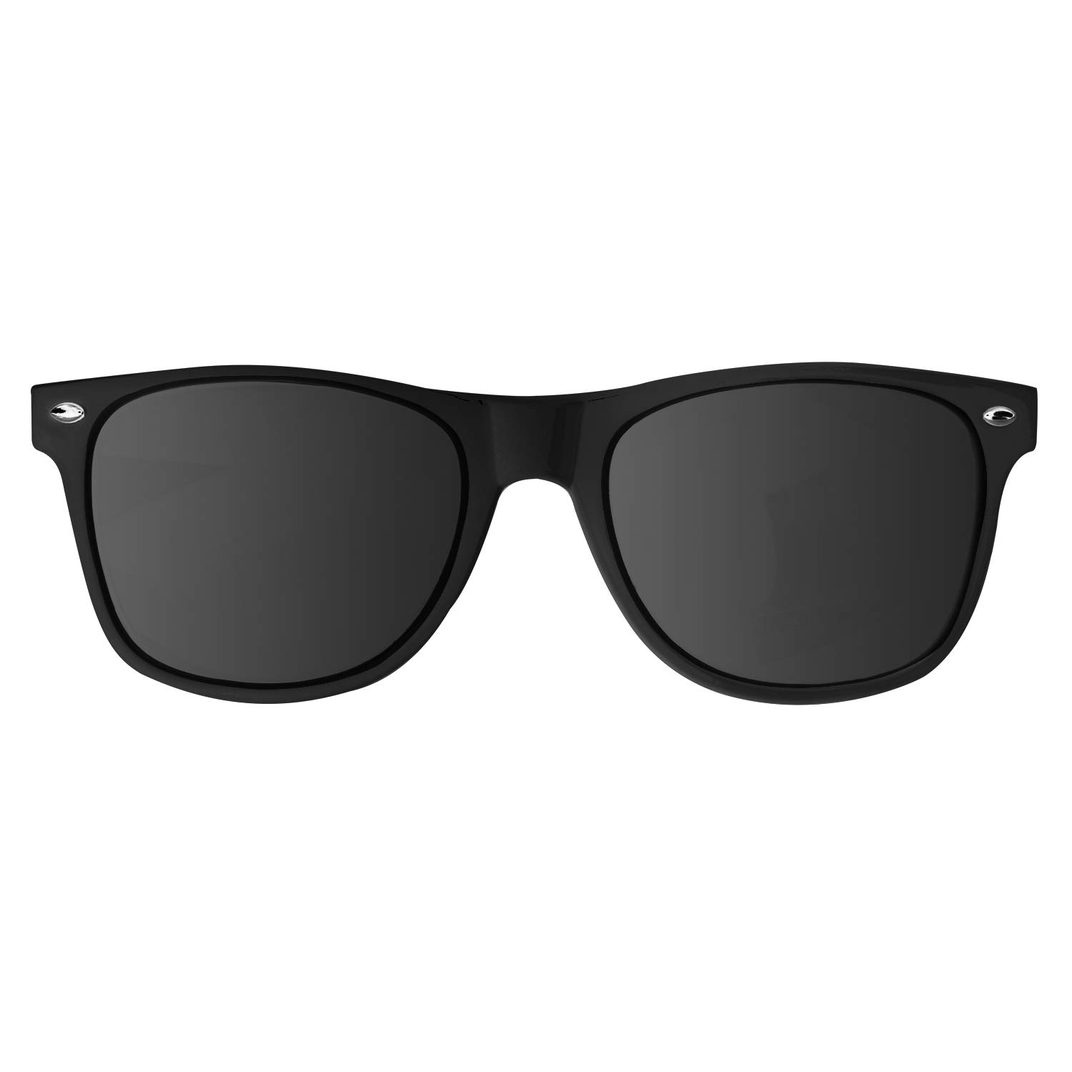 Super Z Outlet Plastic Vintage Retro Style Sunglasses Classic Shades Eyewear Party Prop Favors (12 Pairs) (Black)