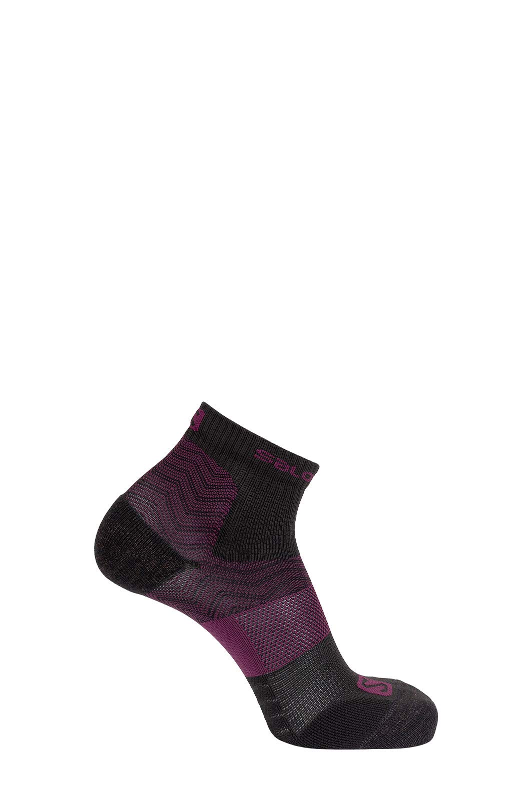 Salomon Standard Socks, black/mauve wine, S