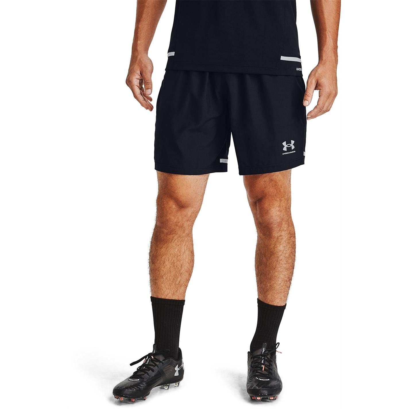 Under Armour Accelerate Premier Shorts, Black (001)/Halo Gray, XX-Large