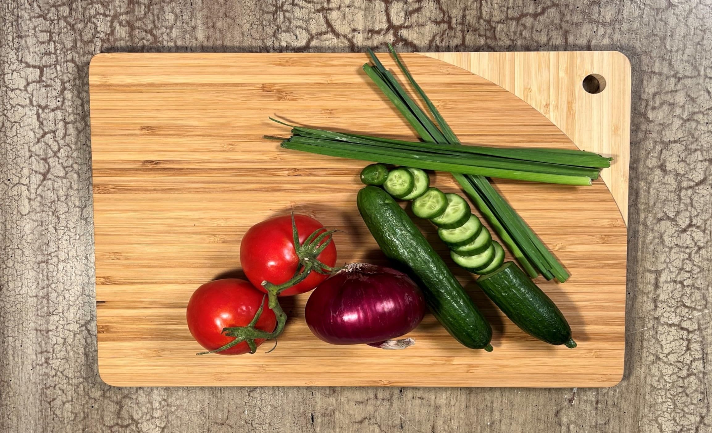 Simply Bamboo Maui Bamboo Cutting Board for Kitchen | Chopping Board | Carving/Slicing Vegetables, Meat, Fruits - 18'' x 12'' x 0.75"