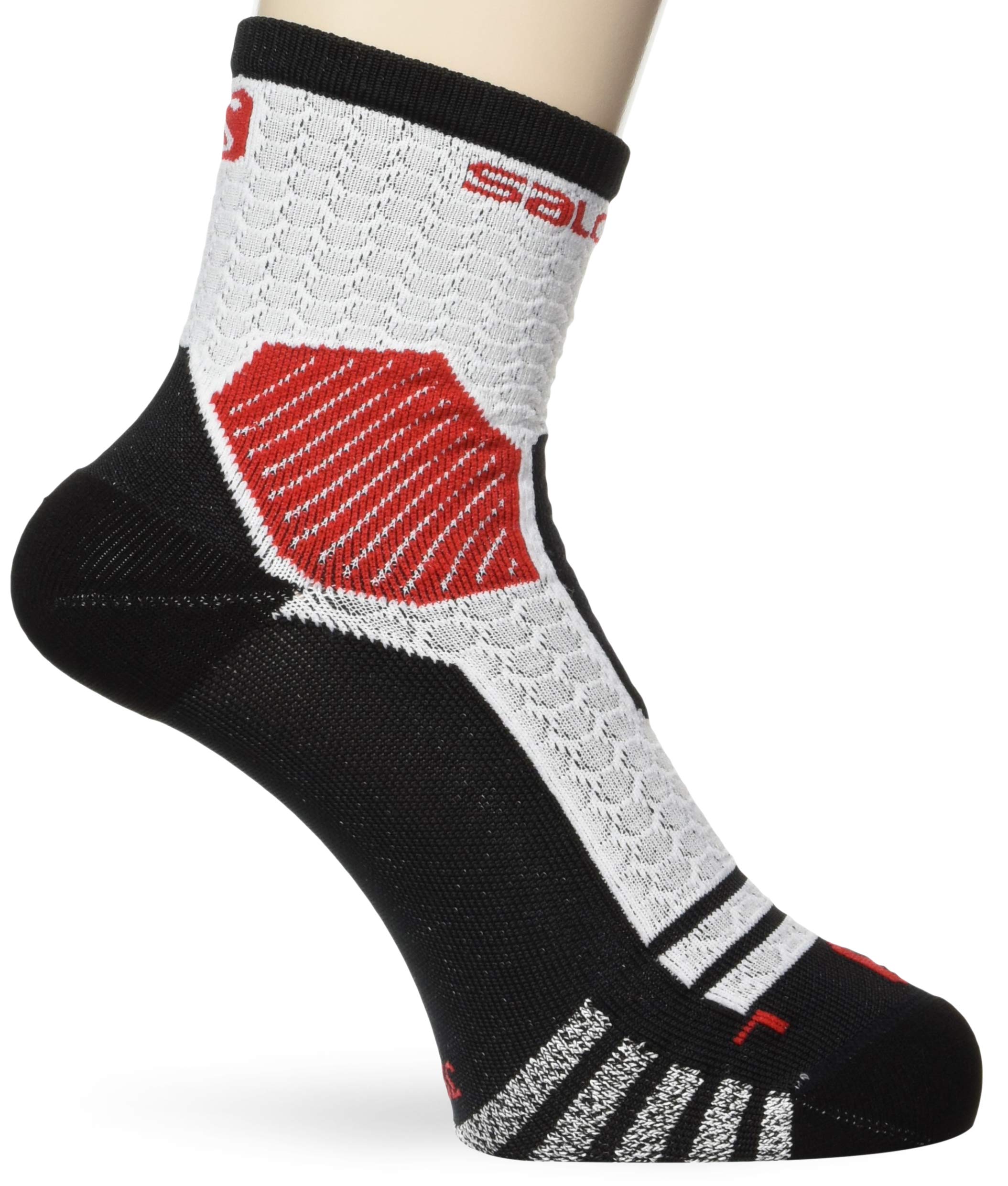 Salomon Standard Socks, White/Racing Red, S