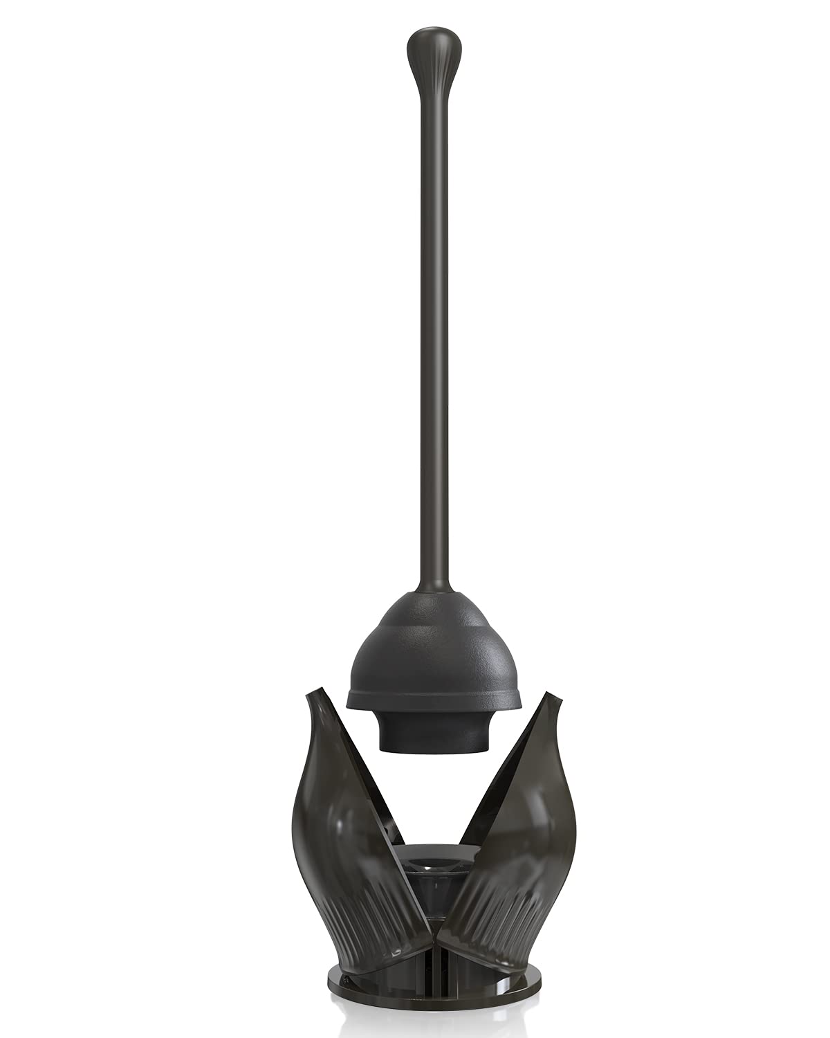 Toilet Plunger with Holder, Hideaway Plungers for Bathroom, Efficient Toilet Plunger Heavy Duty, Drip-Free Toilet Bowl Plunger with Cover