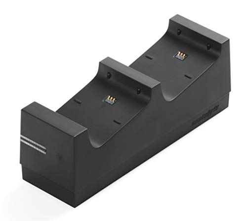 Snakebyte Xbox One Twin:Charge X - Charging Station for Xbox One and Xbox One Elite Controller - Includes 2 Rechargeable Batteries - LED Charging Indicator - Overcharge Protection – USB-C