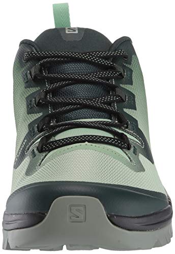 Salomon VAYA Hiking Shoes for Women, Green Gables/Spruce Stone/Shadow, 9