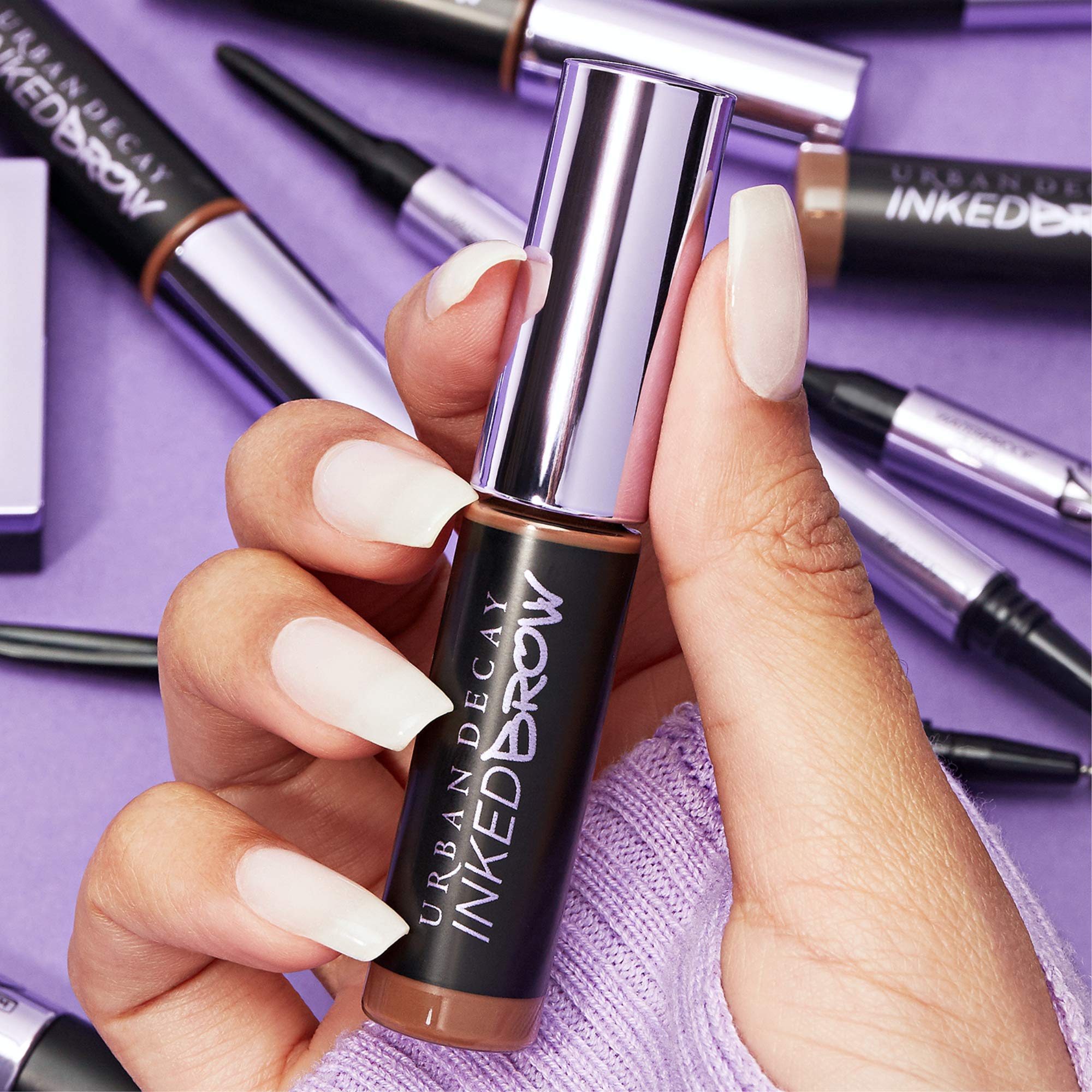 Urban Decay Inked Brow, Brunette Betty - Semi-Permanent Longwear Brow Gel - Waterproof, Sweat Resistant & Smudge Resistant for Up To 60 Hours