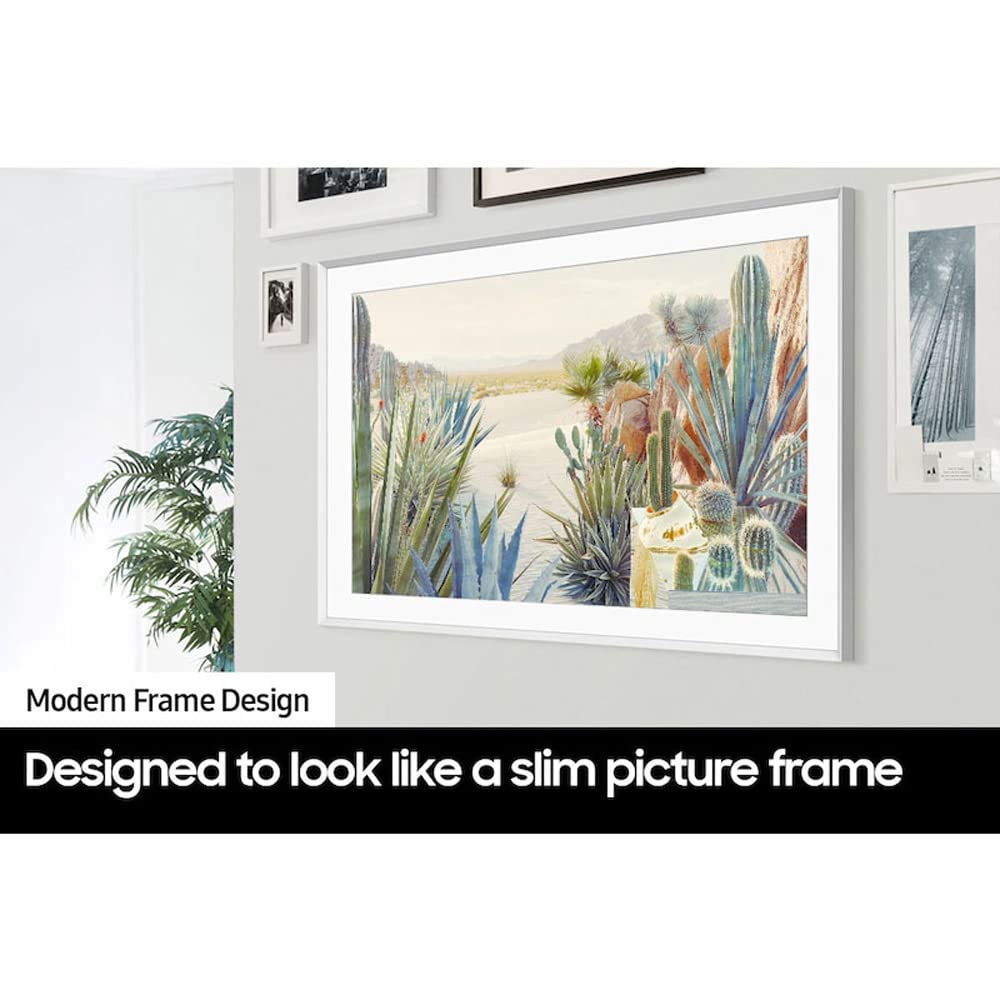 SAMSUNG QN32LS03BBFXZA 32 inch The Frame QLED 4K UHD Quantum HDR Smart TV 2022 Bundle with Premium 4 YR CPS Enhanced Protection Pack