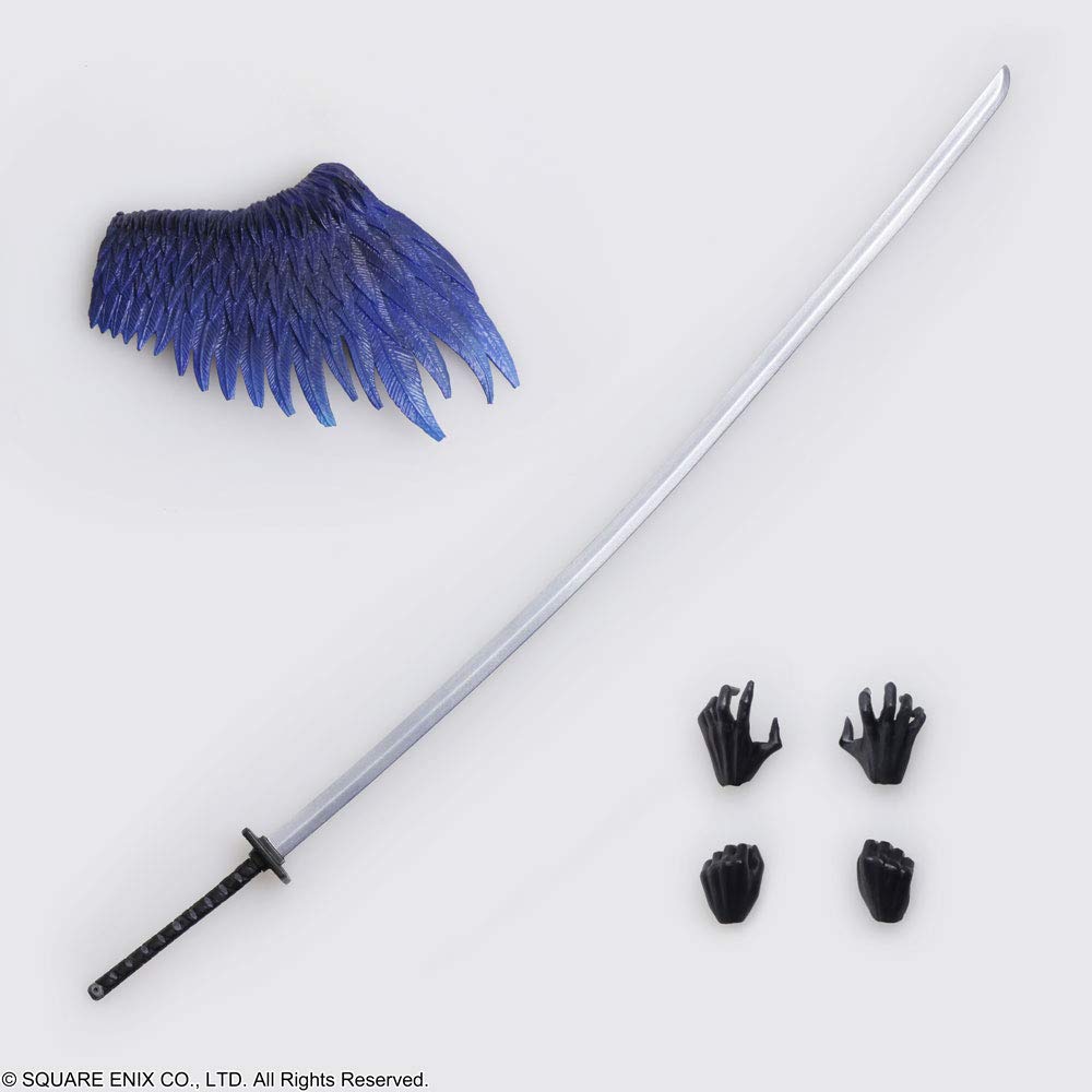 Square Enix Final Fantasy Bring Arts Sephiroth (Another Form Variation) Action Figure, Multicolor