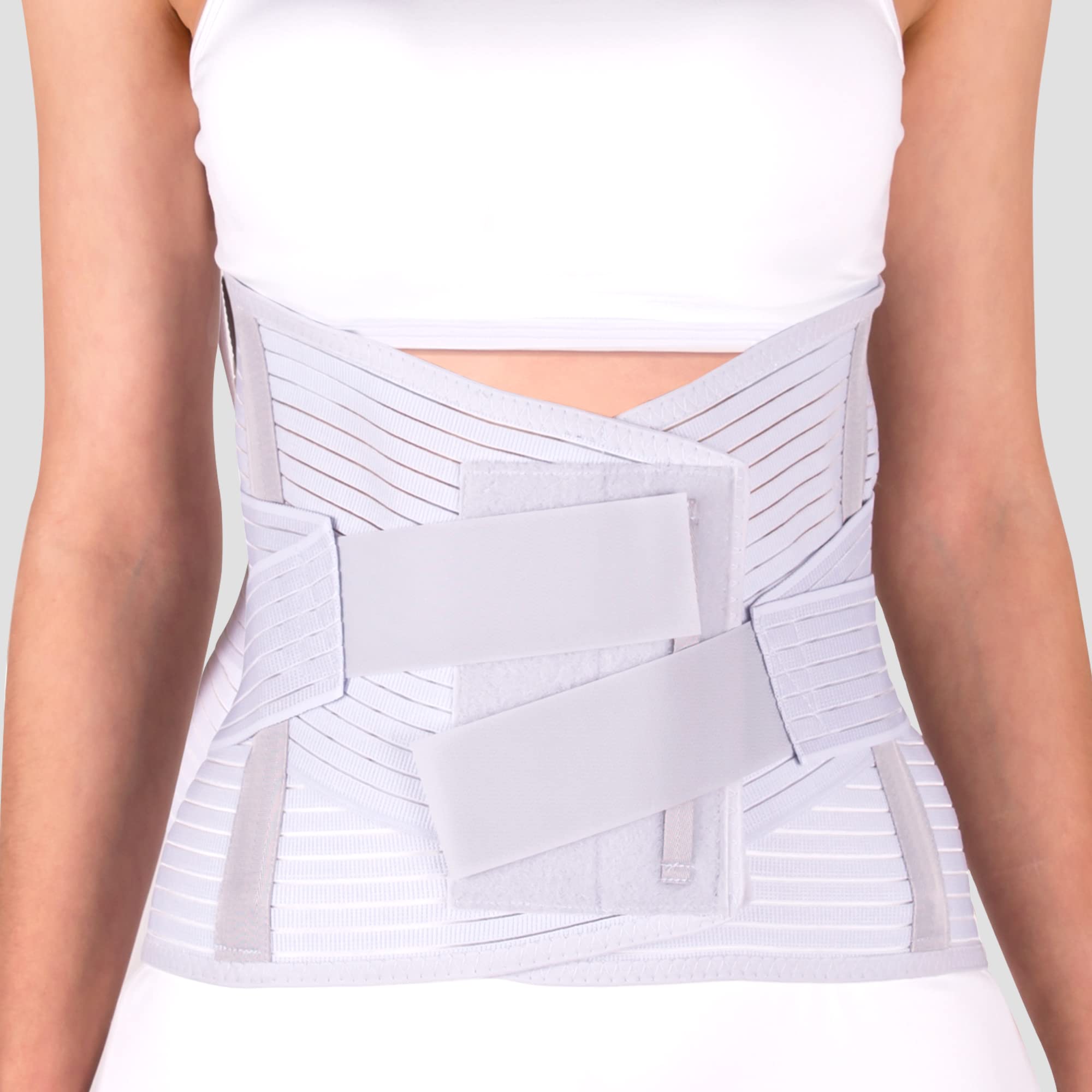 WEHR Lumbocare High Lumbar Support Lower Back Brace – Lumbosacral Support Brace with Soft Splints – Premium Skin Friendly Elastic Material – Ideal for Back Pain, Lumbago, Posture Alignment (Large)