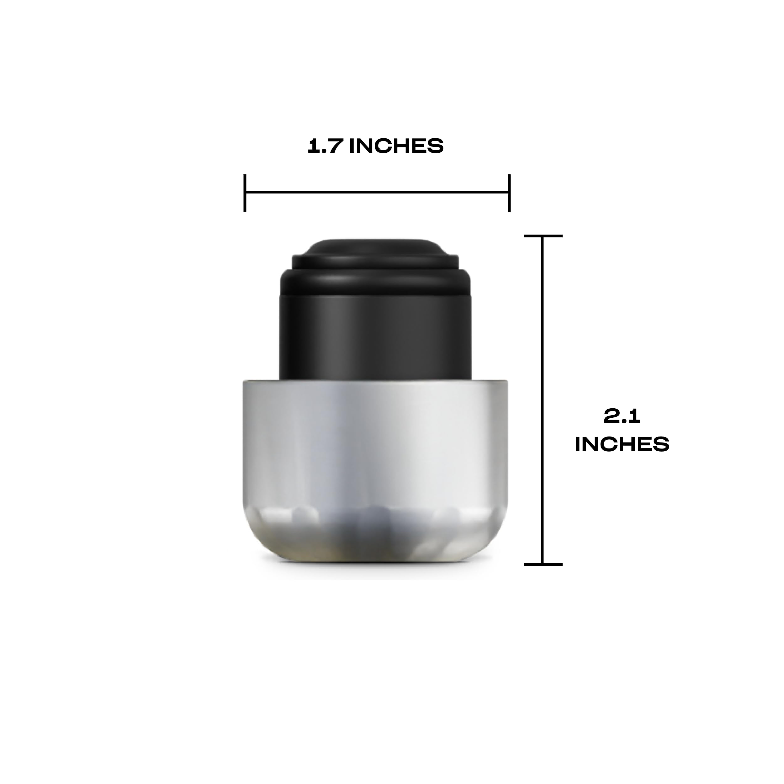 S'well Original Bottle Cap Stainless Steel Fits 9 ounces and 17 ounces Original Bottle Silver