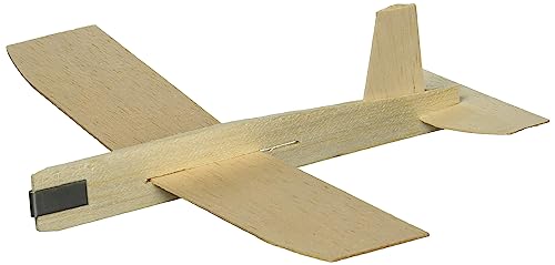 S&S Worldwide Balsa-Wood Top Gun Glider Model Planes. Assemble Planes and Decorate with Paints or Markers. Perfect for Field Days, Summer Camps, STEM Activities and Birthdays, Beige (Pack of 36)