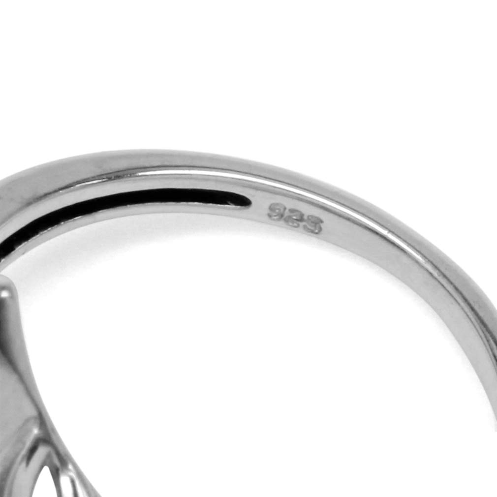 Silvershake 14x7MM Natural Marquise Shape Black Onyx 925 Sterling Silver Filigree Ring Size 9