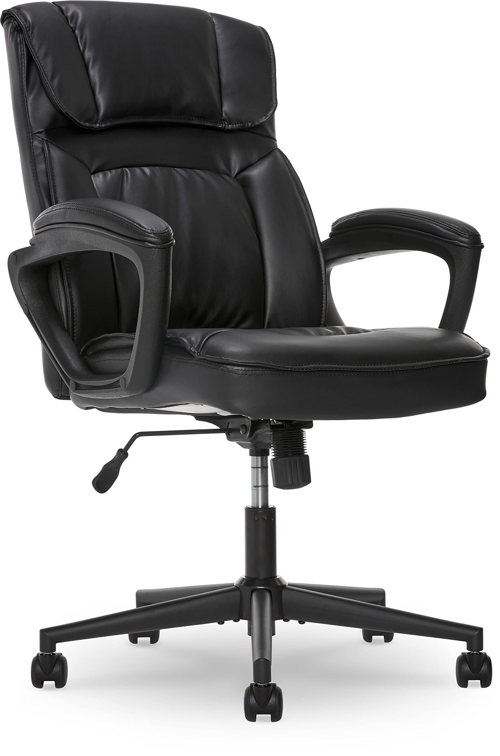 Serta Style Comfort Leather Hannah I Office Chair, Biscuit
