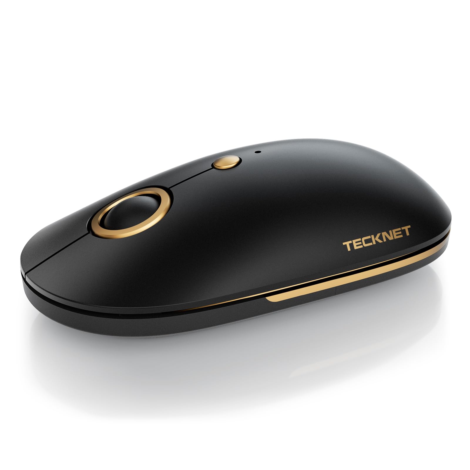 TECKNET Wireless Mouse for Laptop, 2.4Ghz USB-A Computer Mouse Wireless, 4800 DPI Ambidextrous Silent Mouse for Quiet Click, Slim Portable Wireless Mouse Compatible with Chromebook MacBook Pro Air