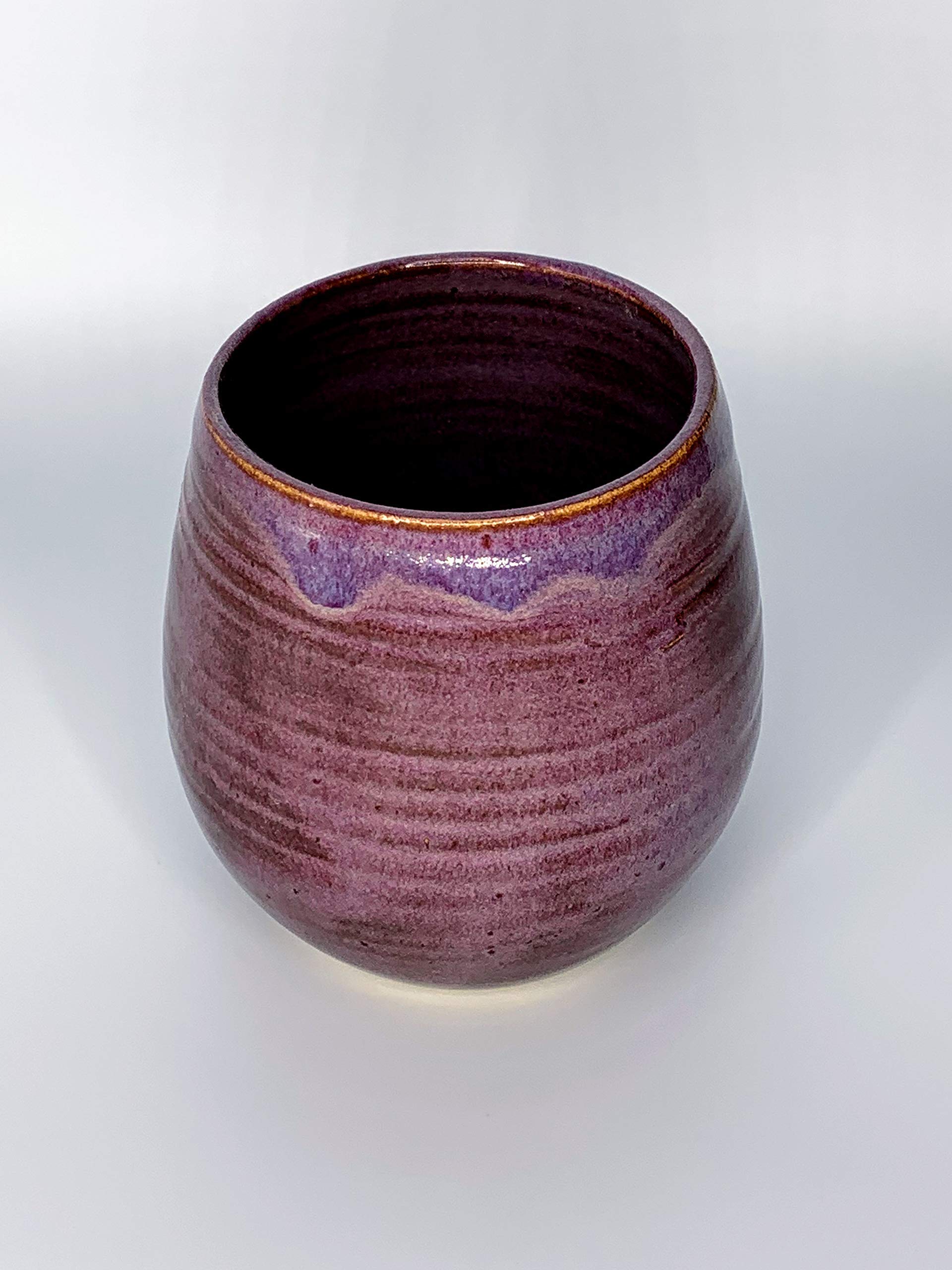 Wine Cup, Wine Glass, in Merlot Purple