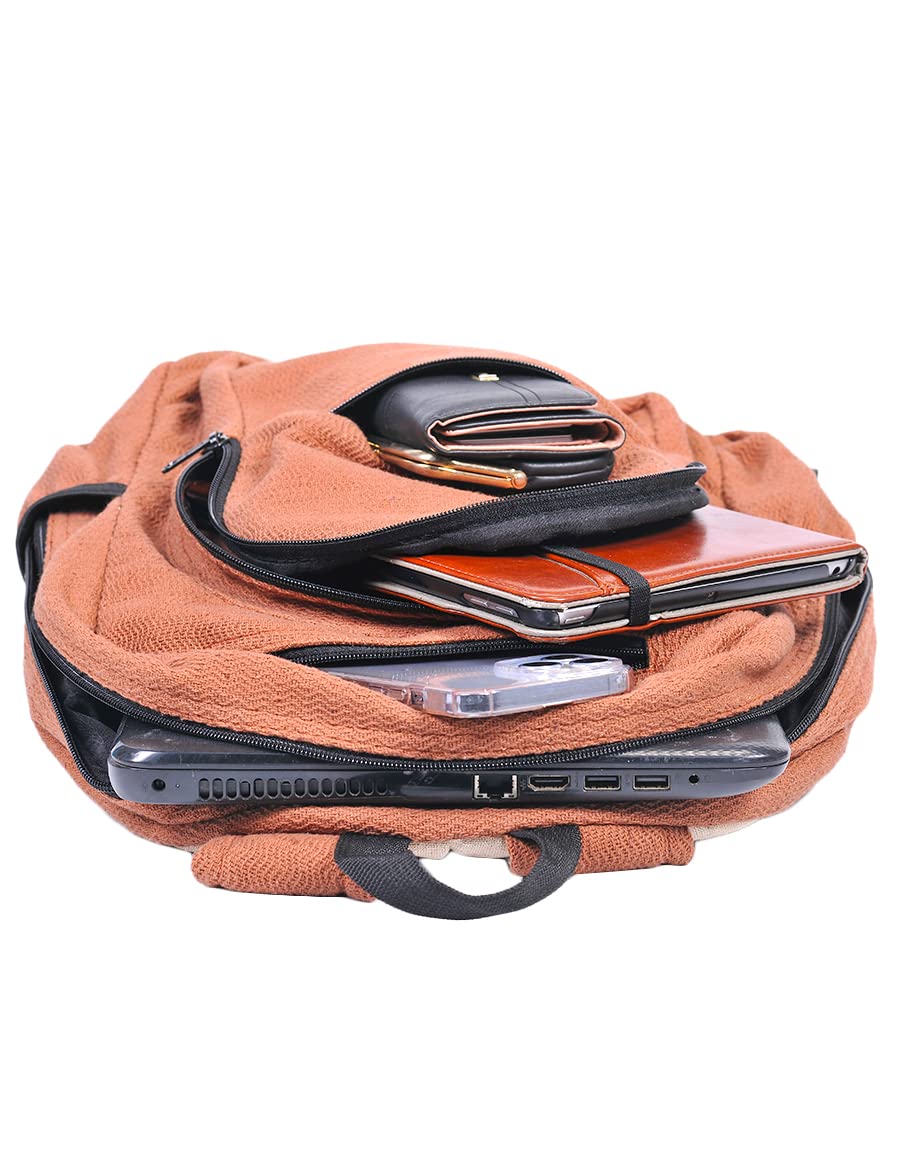 THE COLLECTION ROYAL Himalayan Hemp Cotton Hippie Boho Cloth Casual Bag Daypack Backpack