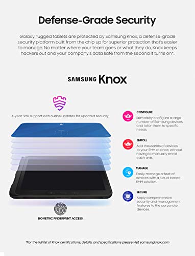 Samsung Galaxy Tab Active PRO 10.1" | 64GB & WiFi Water-Resistant Rugged Tablet, Black β SM-T540NZKAXAR