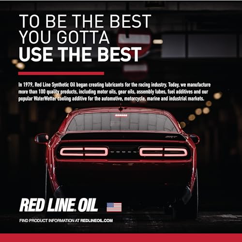 Red Line 42504 20W50 Motorcycle Oil Synthetic - Quart (4 Pack)