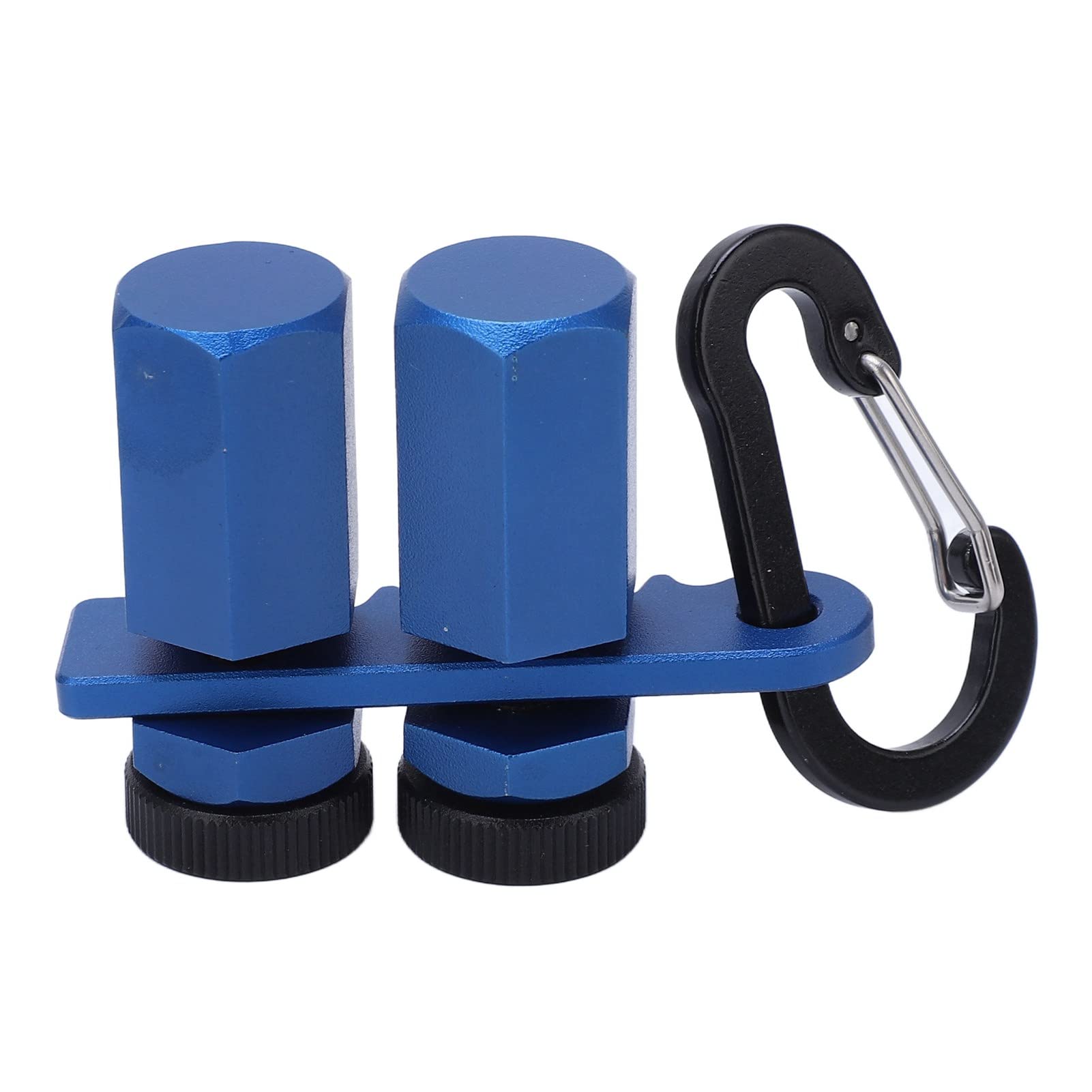 Stair Gauge Kit Stair Stringer Layout Tool, Tall Stair Gauges for Framing Square with Carabiner, Stair Guages Knobs Tool for Circular Saw Metal Stair Stringer Layout Tool