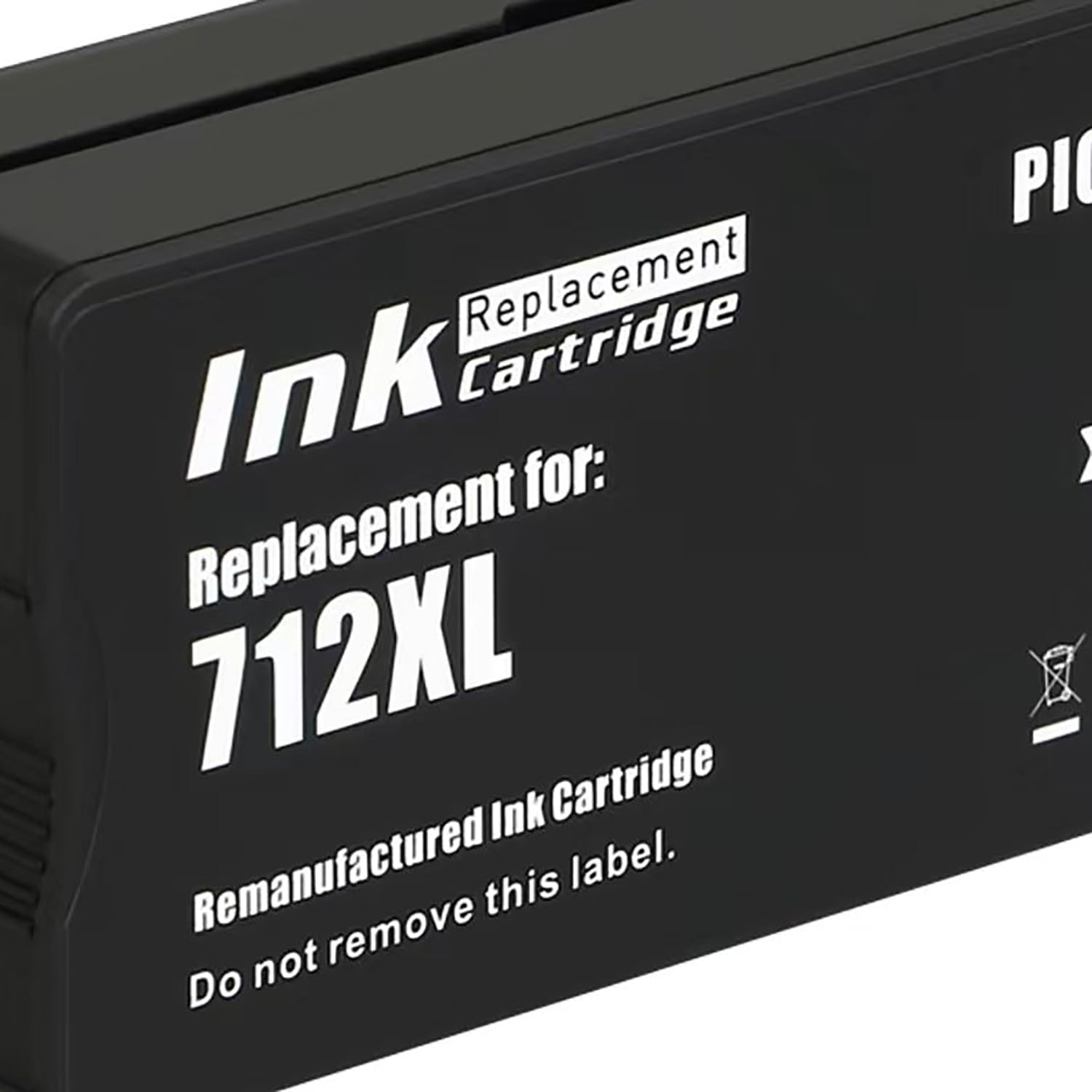 SAIDING 712 712XL Remanufactured Ink Cartridge Replacement for T120 T230 T250 T630 T650 Studio Plotter Printers.