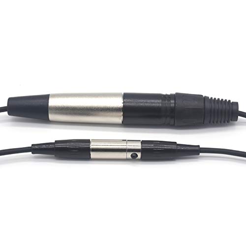 SiYear Mini -XLR Male to XLR Female Plug Microphone Cable for Blackmagic Pocket 4K Camera Video Assist 4K, Mini XLR 3 Pin Pro Lapel Audio Cable (5FT/1.5M)