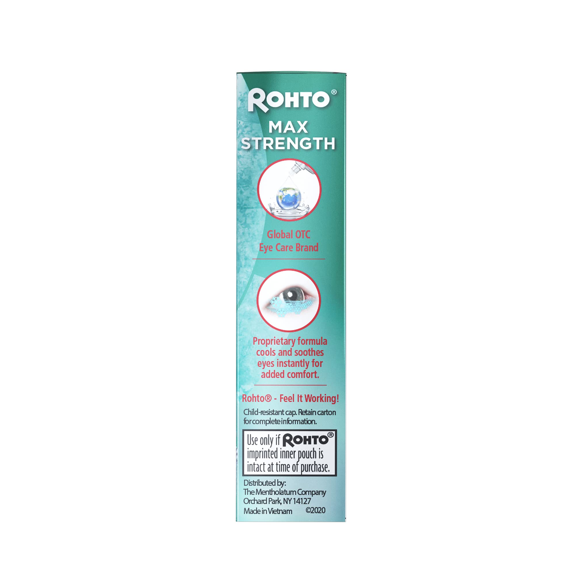 Rohto Maximum Redness Relief Cooling Eye Drops (Pack of 6)