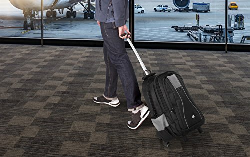 Rolling Universal Gaming Backpack for Xbox One X/S/Playstation 4 Slim/PS4/XB1/XB360/PS3