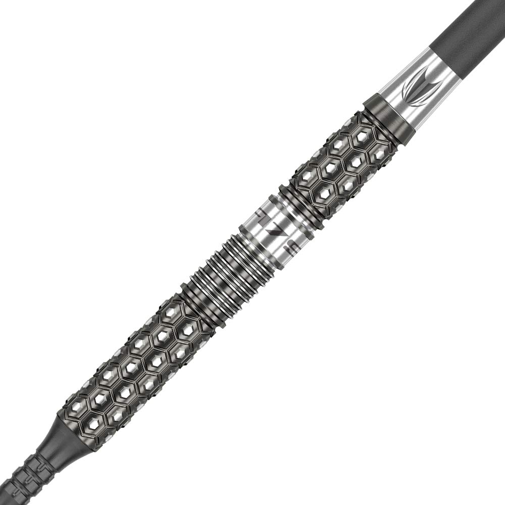 Target Darts Echo 12 19G 90% Tungsten Soft Tip Darts Set, 20G, Black and Green (210046)