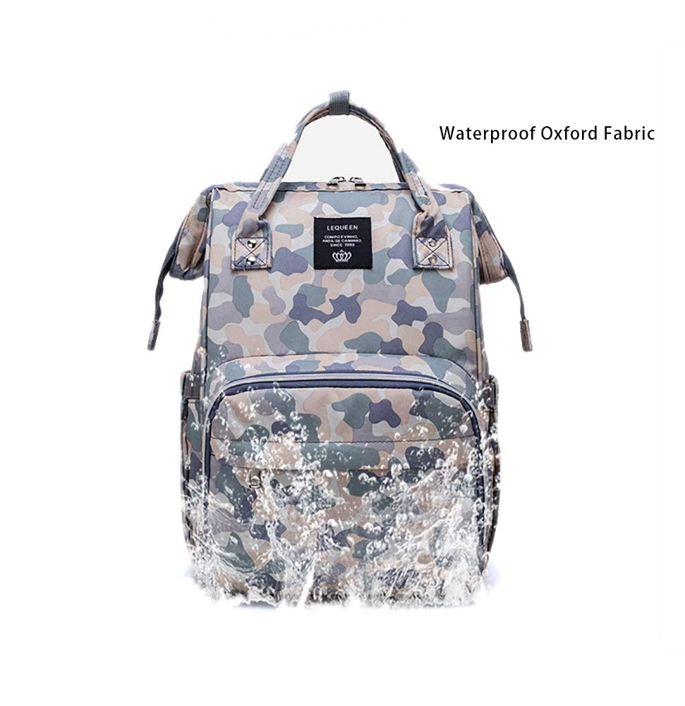 Starte Camo Diaper Bag Backpack, Large Multifunction Waterproof Travel Backpacks for Mom/Dad with Insulated Pockets&Stroller Straps,Durable Maternity Baby Nappy Bags