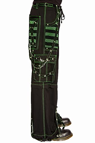 Tripp NYC Electro Pants [Black/Green] XS