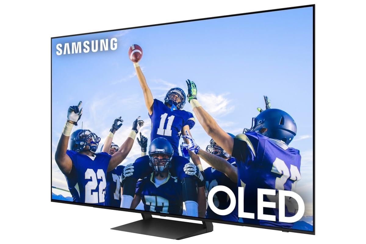 SAMSUNG QN55S90CAFXZA 55 Inch 4K OLED Smart TV with AI Upscaling with a 3S-4KHD2-2.5M III Series 4K HDMI 2.5m Cable (2023)(USED)