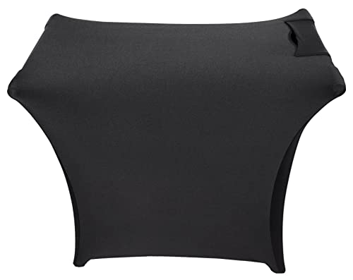 Rockville RSC5B Universal Black DJ Scrim Cloth Cover For X Stand+Carry Bag