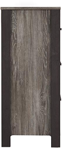 Signature Design by Ashley Cazenfeld Rustic 6 Drawer Dresser, Weathered Gray
