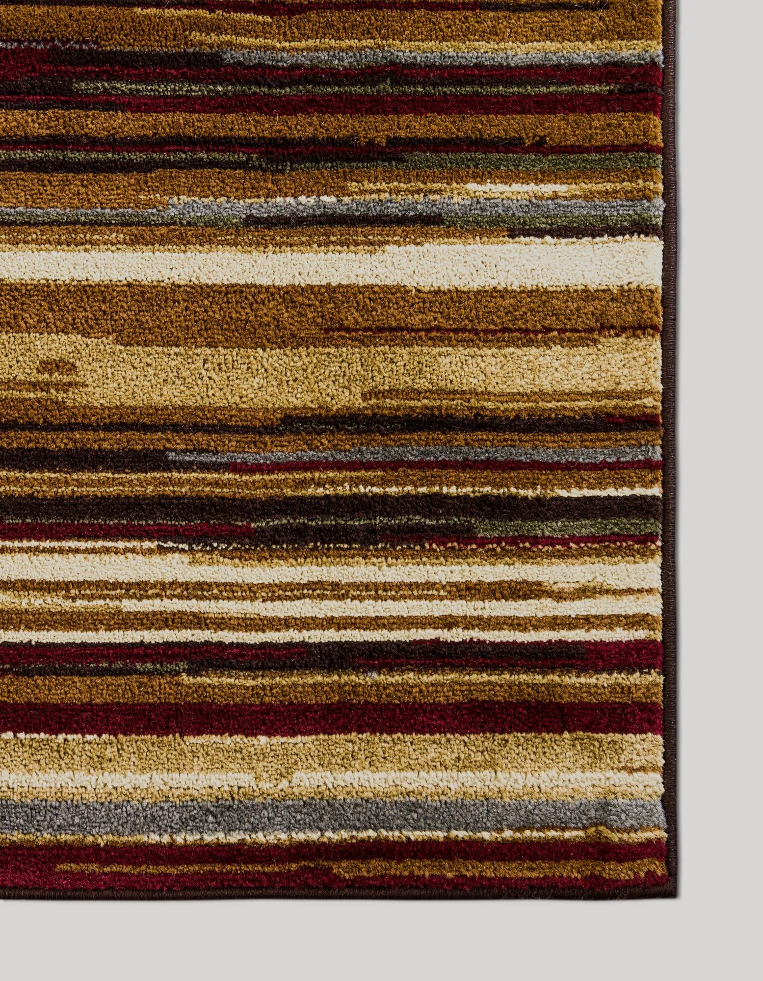 Unique Loom Barista Collection Area Rug - Icatu (7' 10" Square, Beige/ Brown)