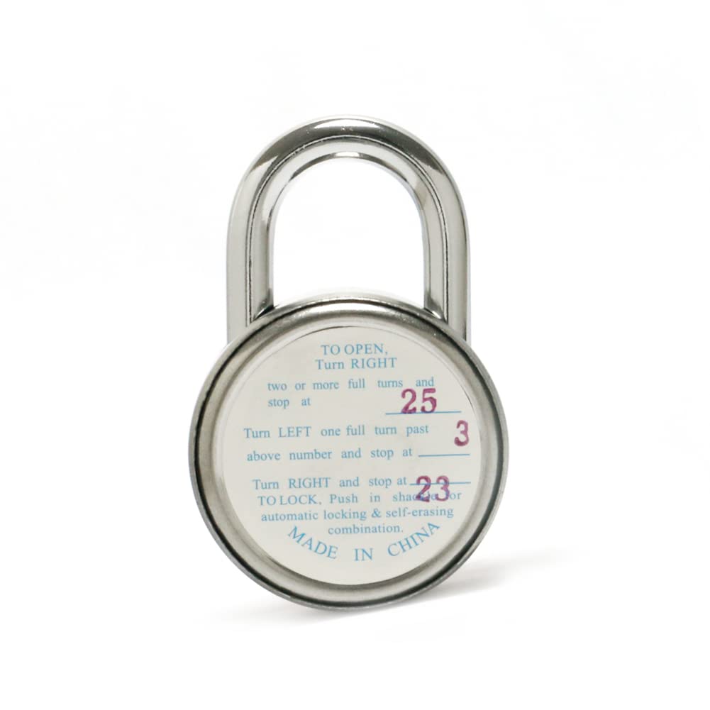 Standard Dial Combination Lock 2 inch Wide, Blue Turnplate, Pack of 12; Lock for School, Employee, Gym Sports Locker Case, Toolbox, Fence and so on