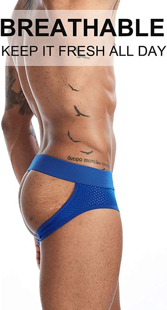 SKYSPER Men's Jockstrap Underwear Mesh Breathable Jock Strap