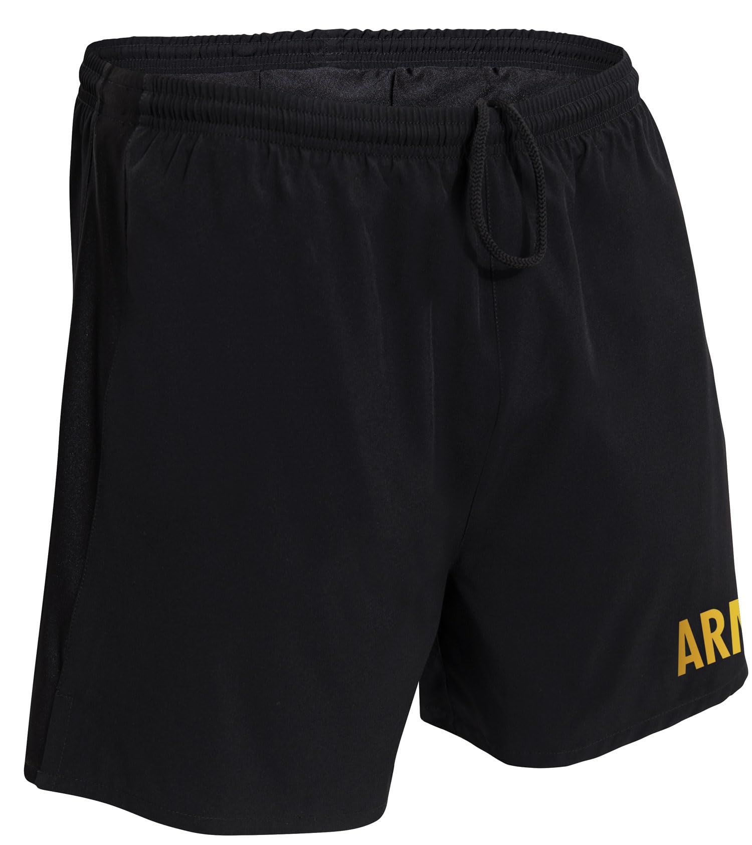 Rothco Army Physical Training Shorts, Black/Gold, S